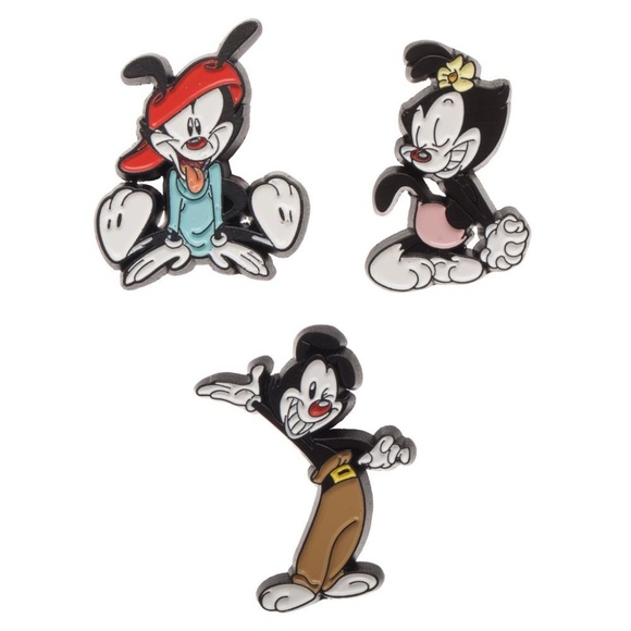 Bioworld | Jewelry | Animaniacs Set Of 3 Pins Yakko Wakko Dot Cartoon ...